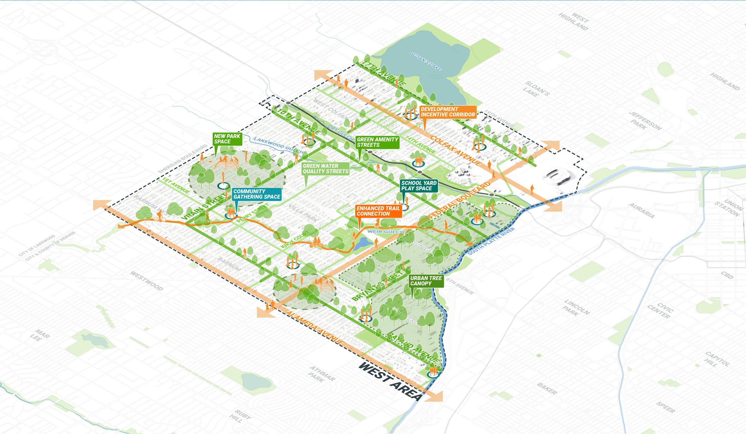 Denver West Neighborhoods Plan | Dig Studio
